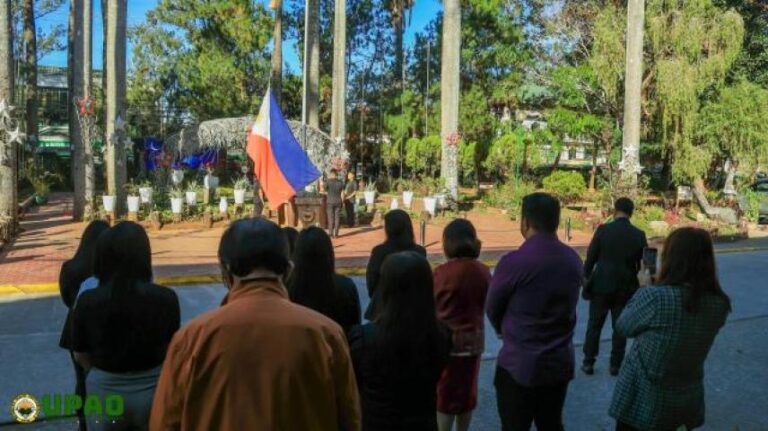 BSU-FCI leads flag raising ceremony - Benguet State University